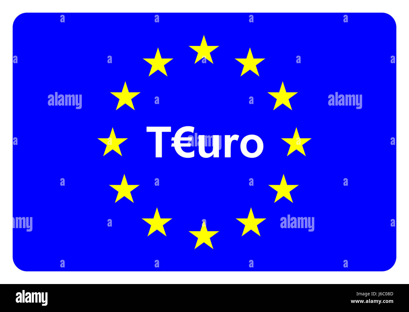 Signal signe euro europe symbole du drapeau photo pictogramme ...