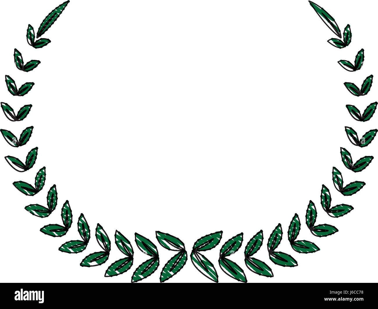 Couronne Laurier Dessin Banque d'image et photos - Alamy