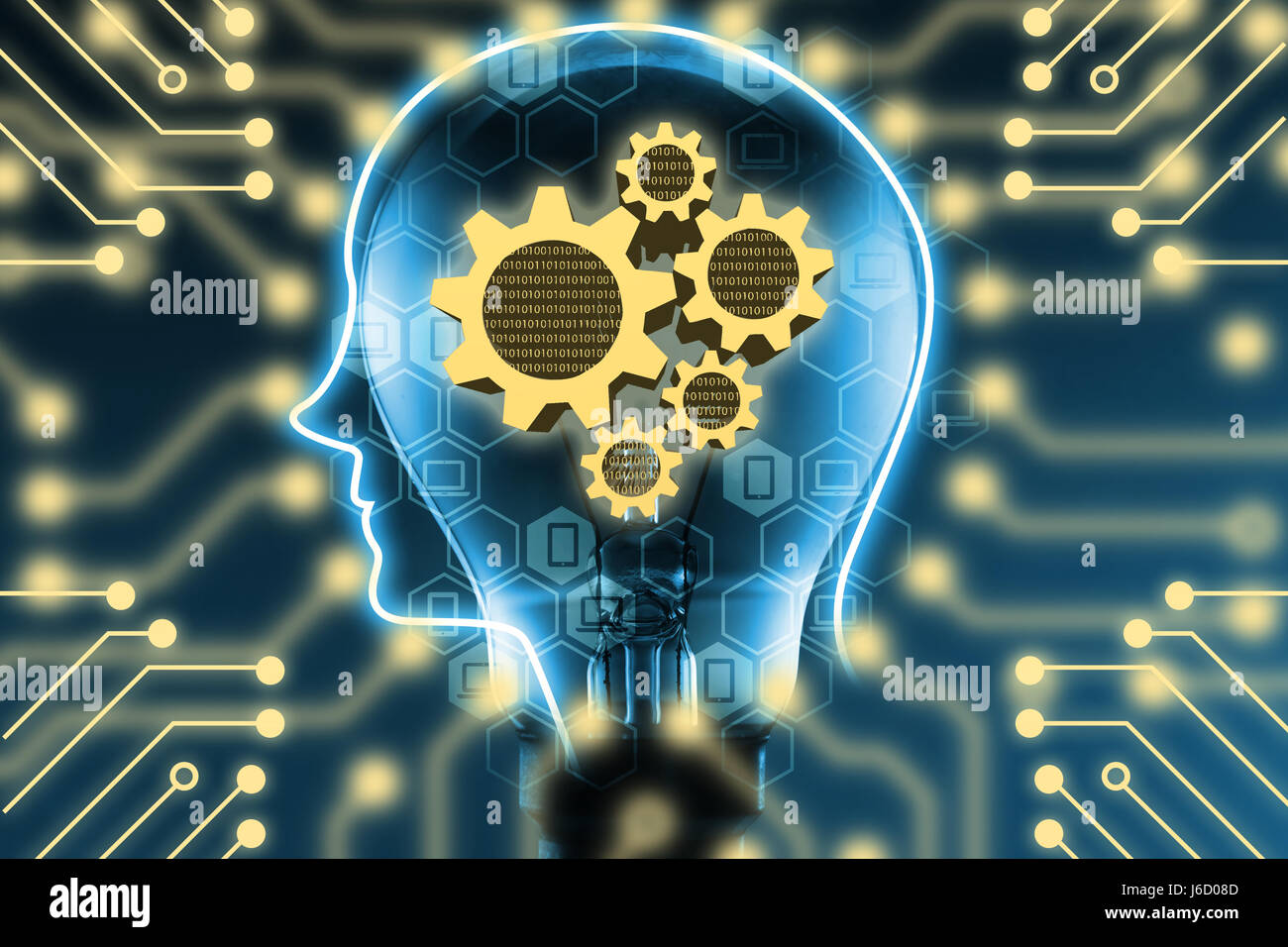 Cerveau robot Banque de photographies et d’images à haute résolution ...
