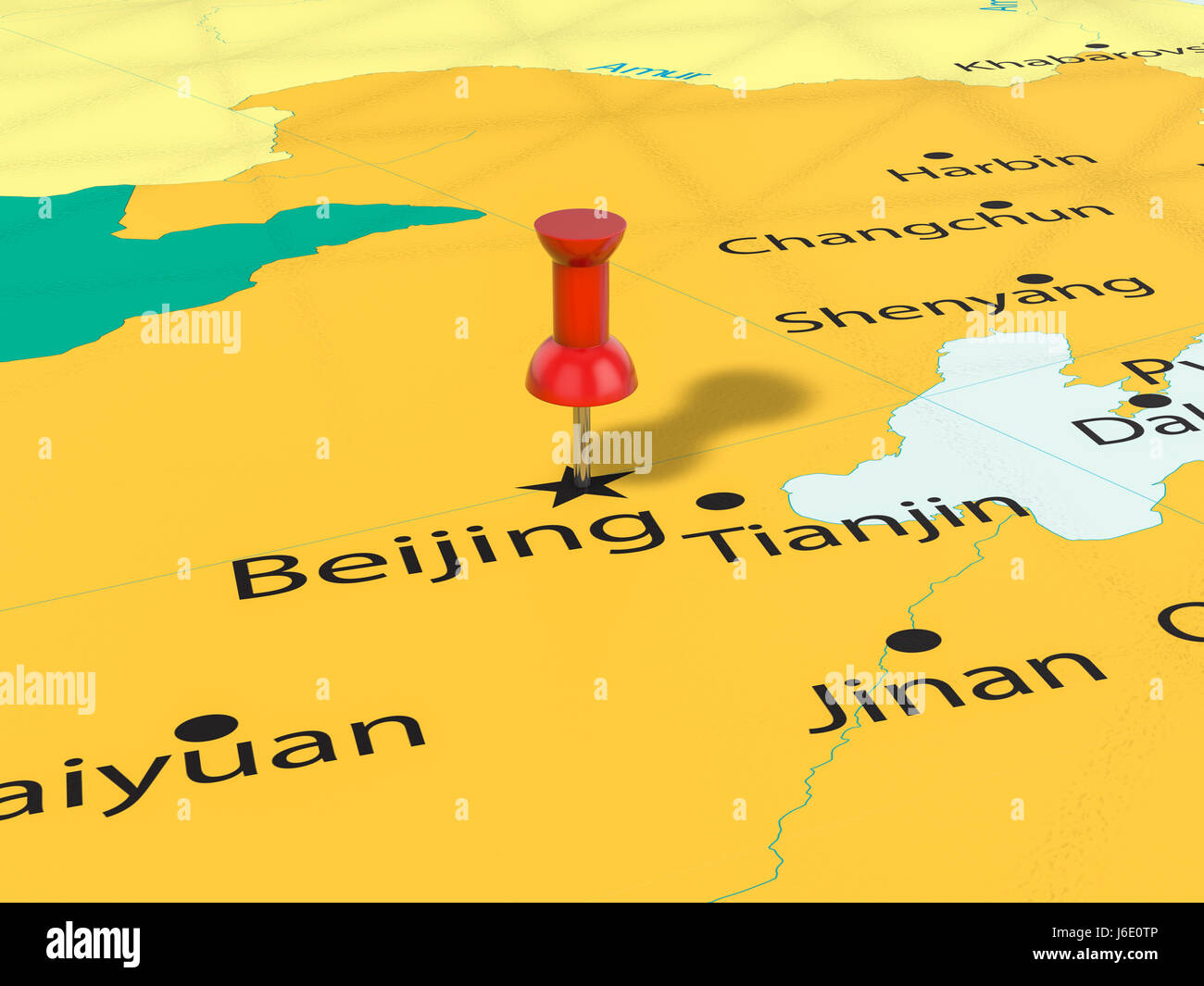 Beijing map Banque de photographies et d’images à haute résolution - Alamy