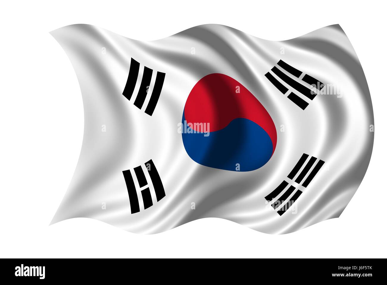 Korea flag Banque de photographies et d’images à haute résolution - Alamy