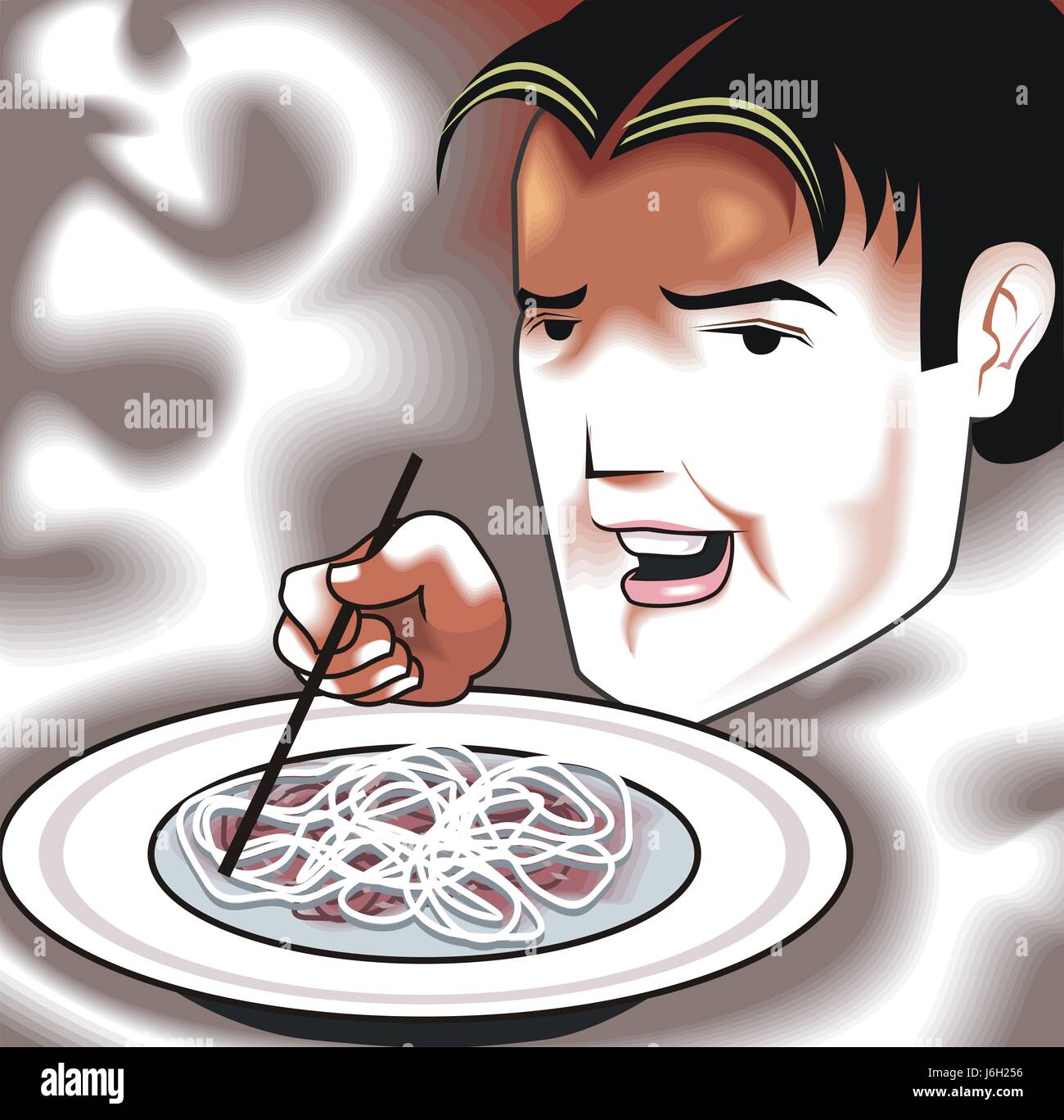 Plaque de la fraîcheur de la fourche goût nutrition manger manger mange ...