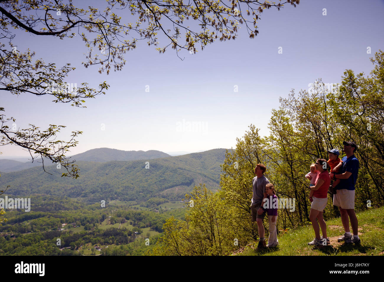 Roanoke mountain loop trail Banque de photographies et d’images à haute ...