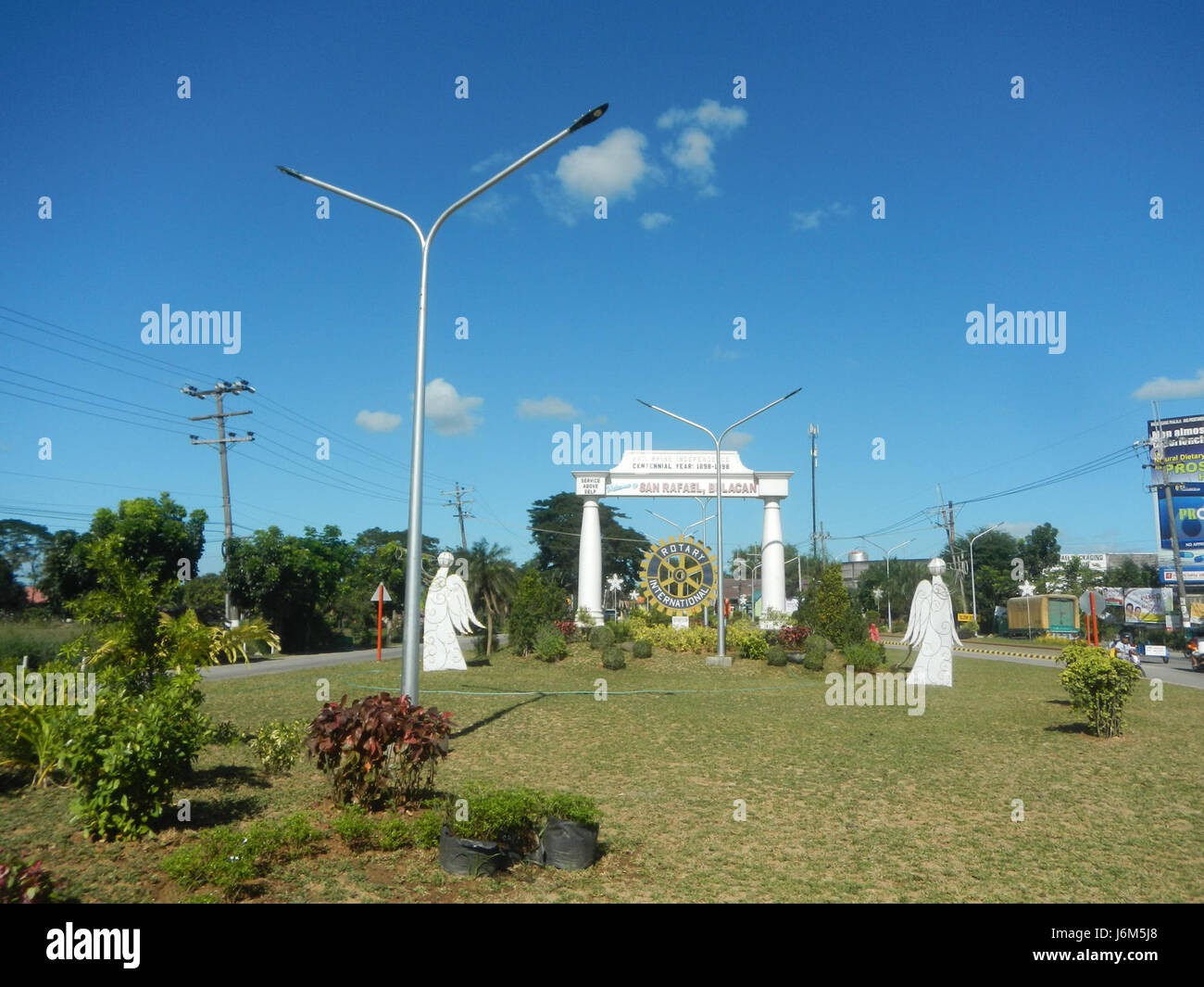 09674 Pan-Philippine Bienvenue Arch signe limite l'autoroute Baliuag ...