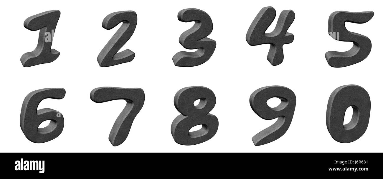 Nombre chiffres pictogramme Pictogramme symbole commercial quatre cinq ...