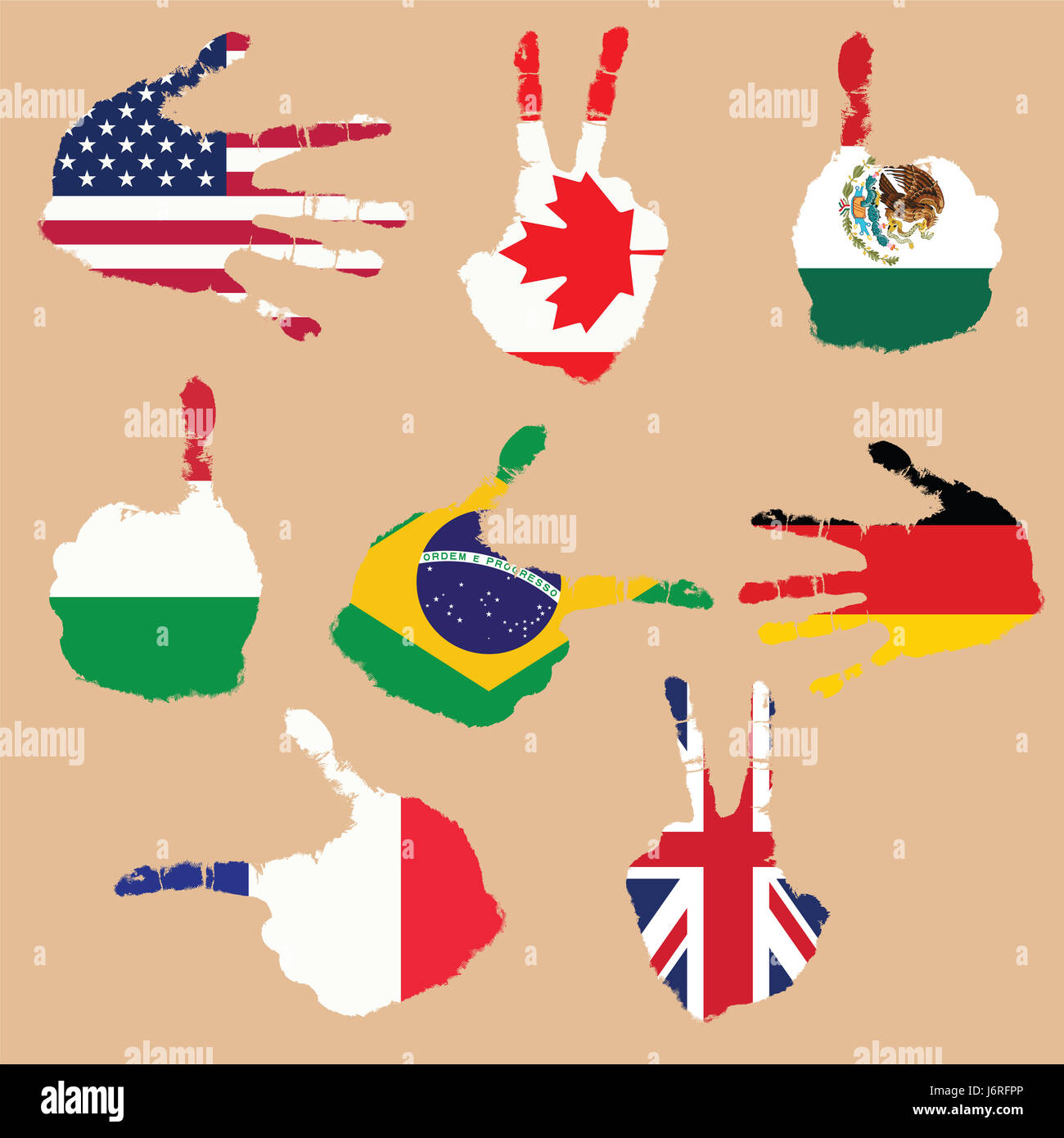 Drapeau de l'objet pays national signer pictogramme Pictogramme symbole ...