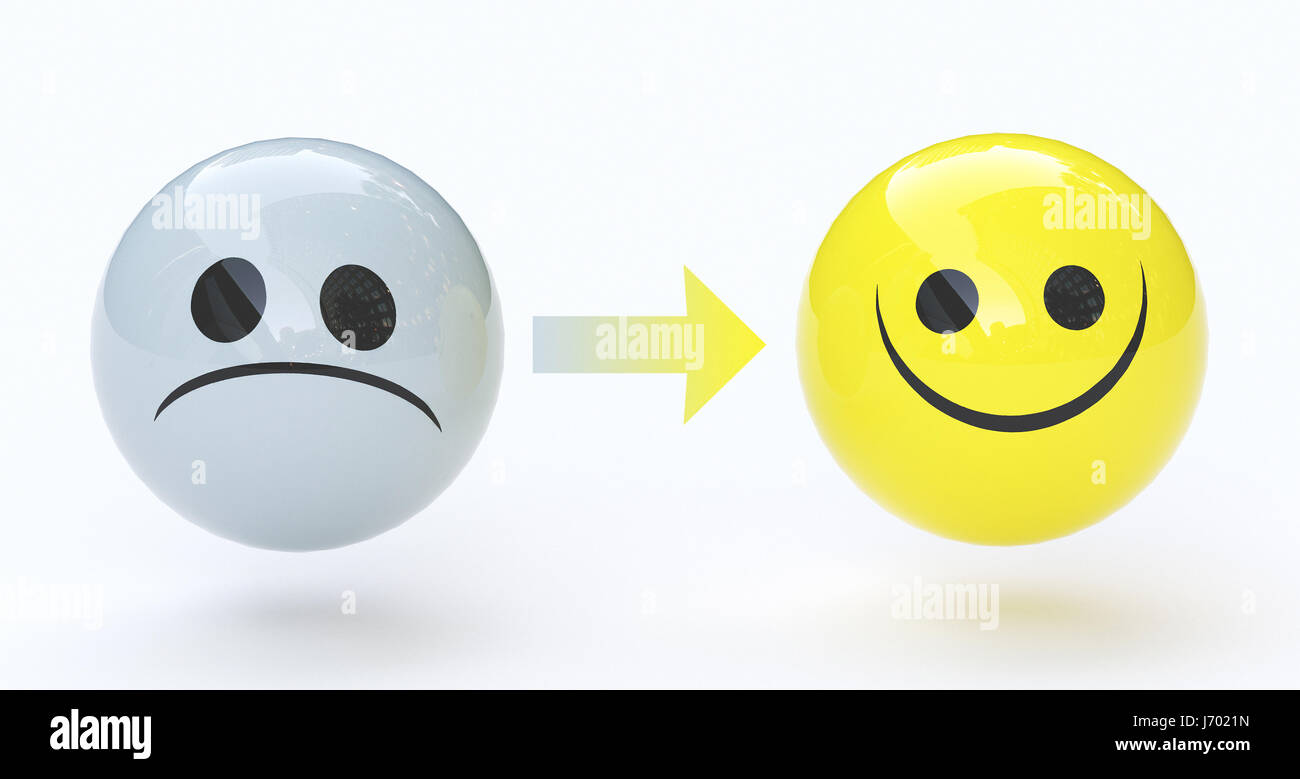 Visage visage triste heureux Banque de photographies et d’images à ...