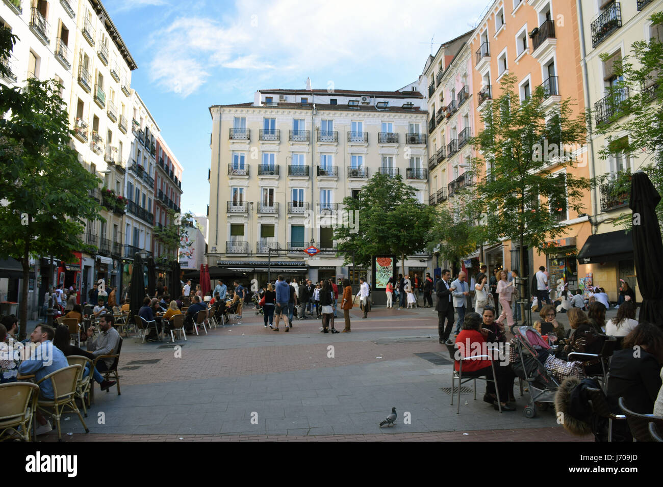 La Plaza de Chueca, Madrid, Espagne Photo Stock - Alamy