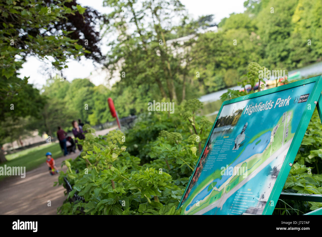 Nottingham nottinghamshire england map Banque de photographies et d ...
