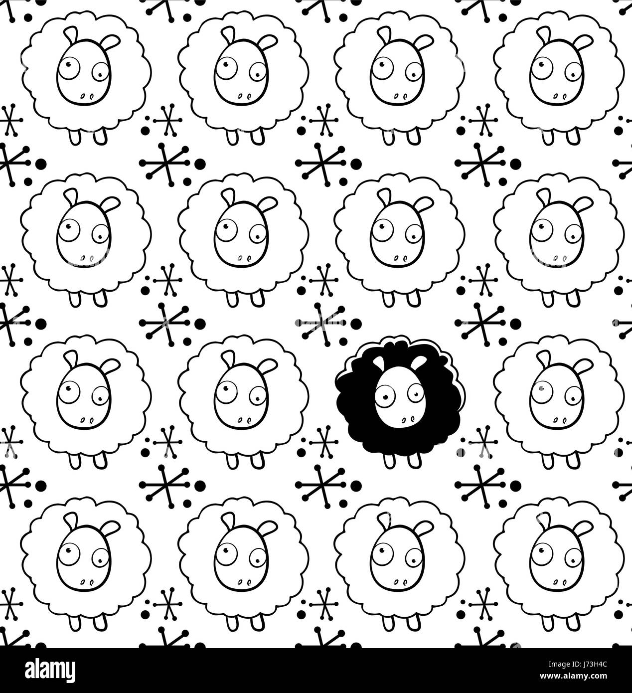 Motif bizarre Banque d'images vectorielles - Alamy