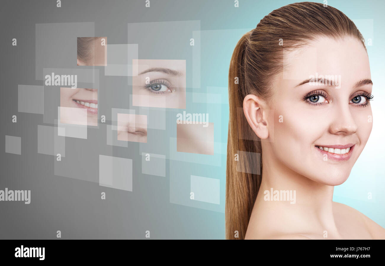 Les parties du visage Banque de photographies et d’images à haute ...