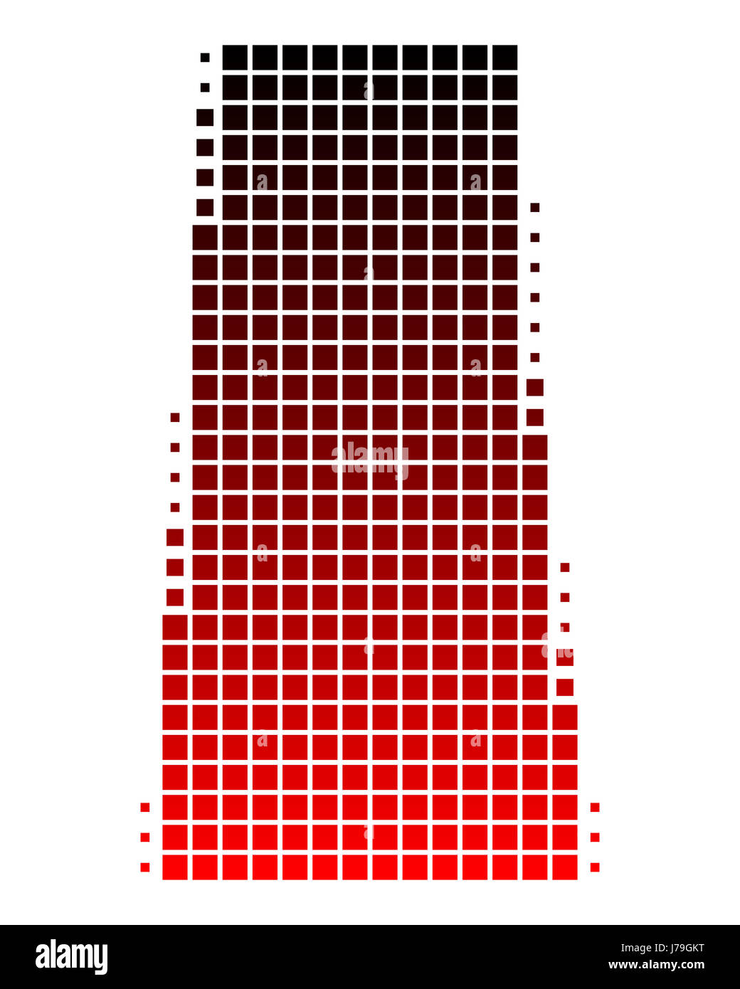 Carte carré angulaire dot atlas géographie carte du monde carte rouge ...