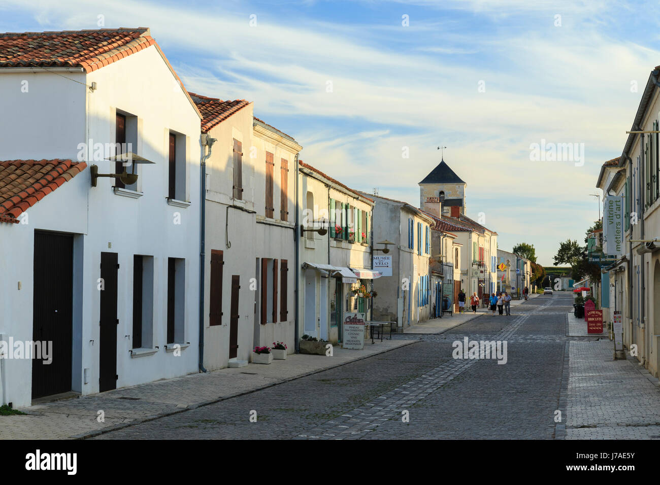 France, Charente Maritime, Hiers Brouage, Citadelle de Brouage, rue ...