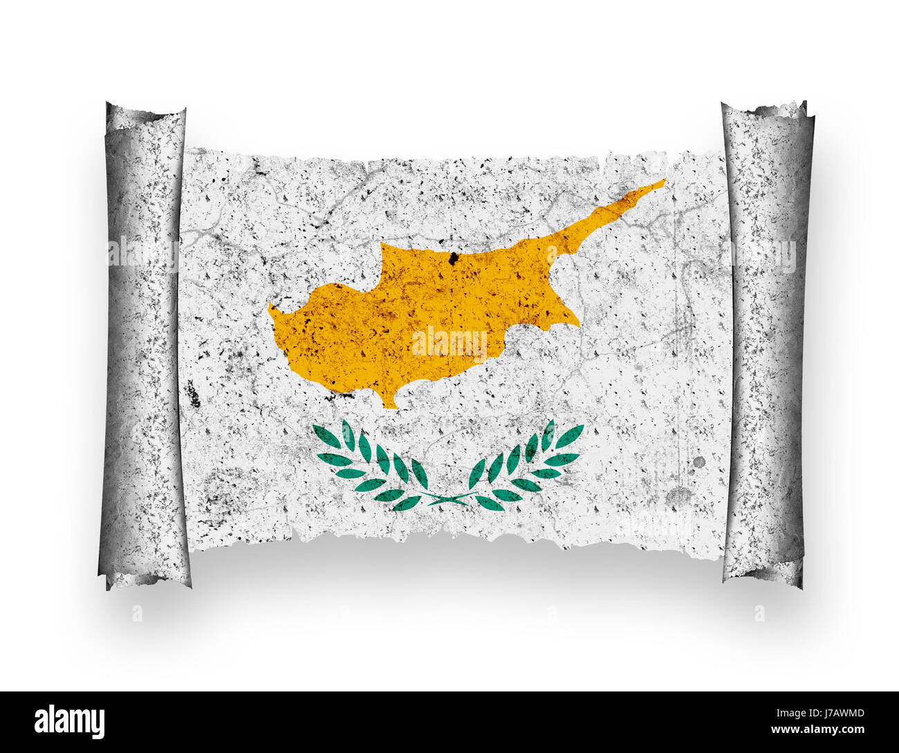 Drapeau national drapeau Chypre Chypre coup pictogramme Pictogramme ...