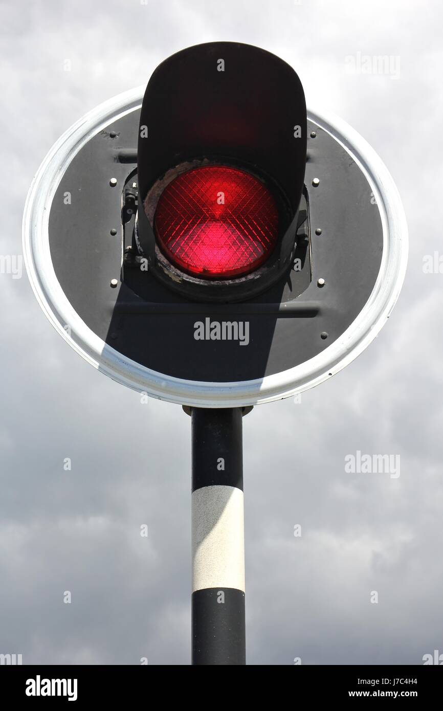 Feux rouges clignotants Banque de photographies et d’images à haute ...