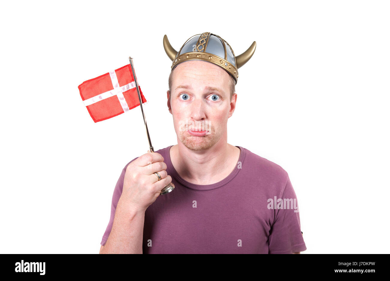 Viking horned helmet Banque de photographies et d’images à haute ...