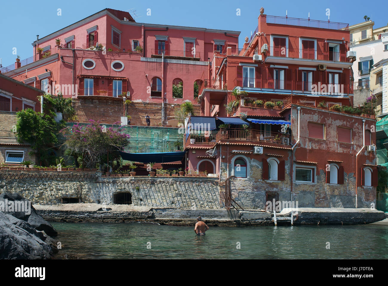 Posillipo beach Banque de photographies et d’images à haute résolution ...