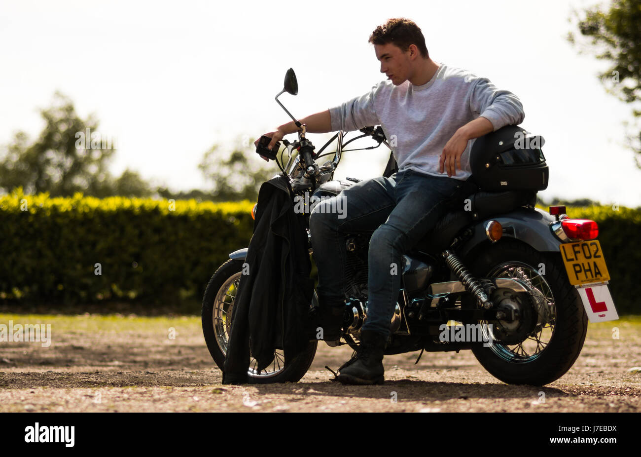 Motorbike wheels Banque de photographies et d’images à haute résolution ...