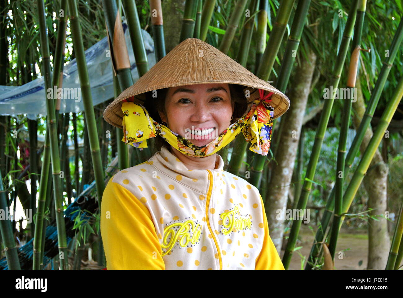 Vietnamese woman smiling Banque de photographies et d’images à haute ...