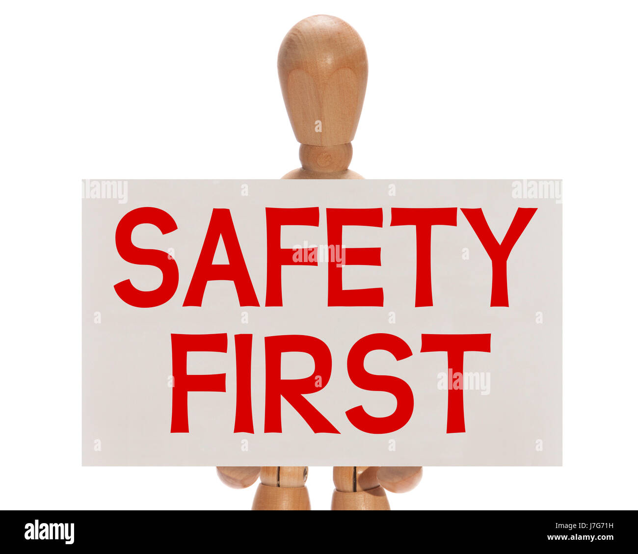 Safety first sign Banque de photographies et d’images à haute ...