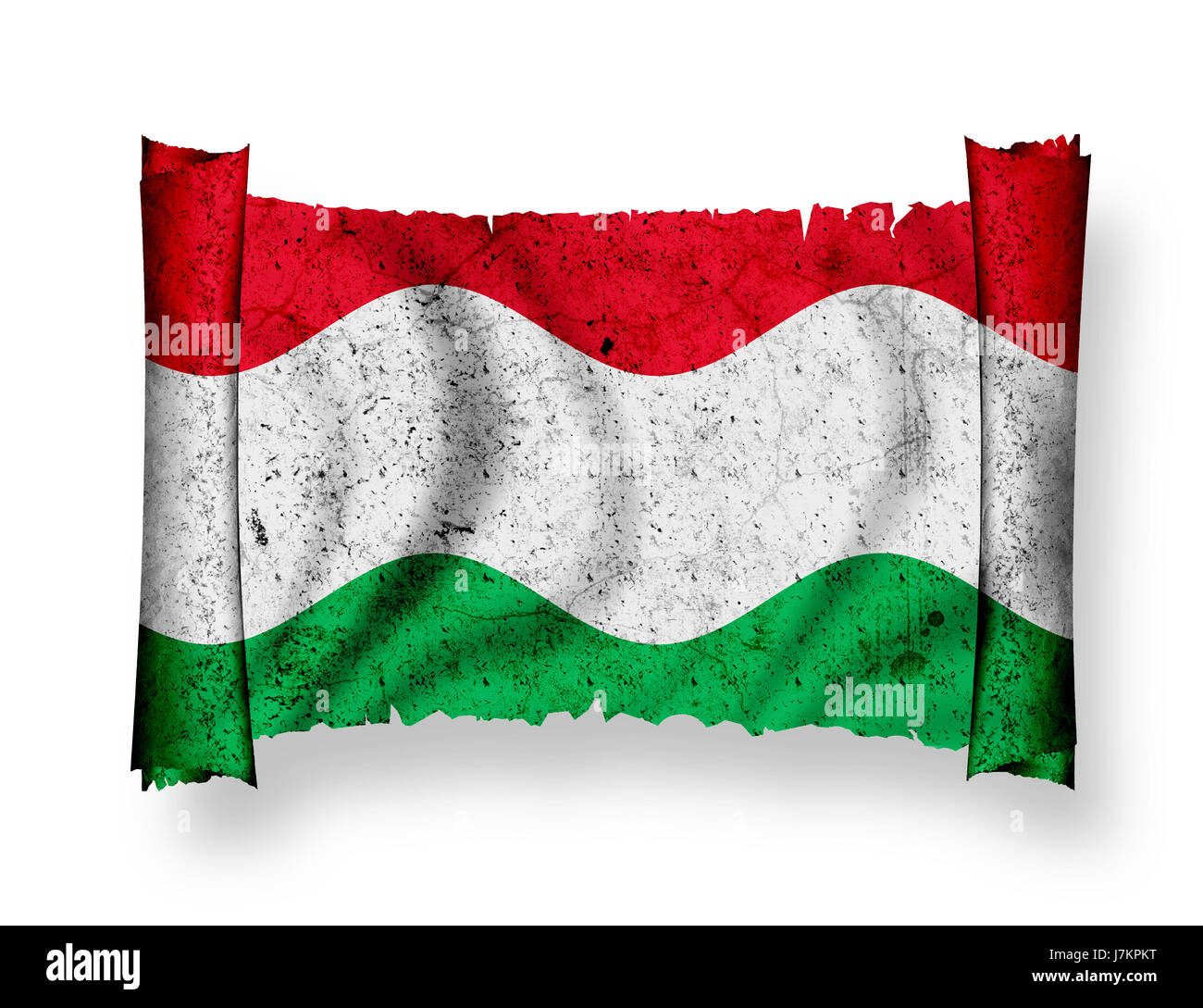 Drapeau national drapeau Hongrie Hongrie coup pictogramme Pictogramme ...