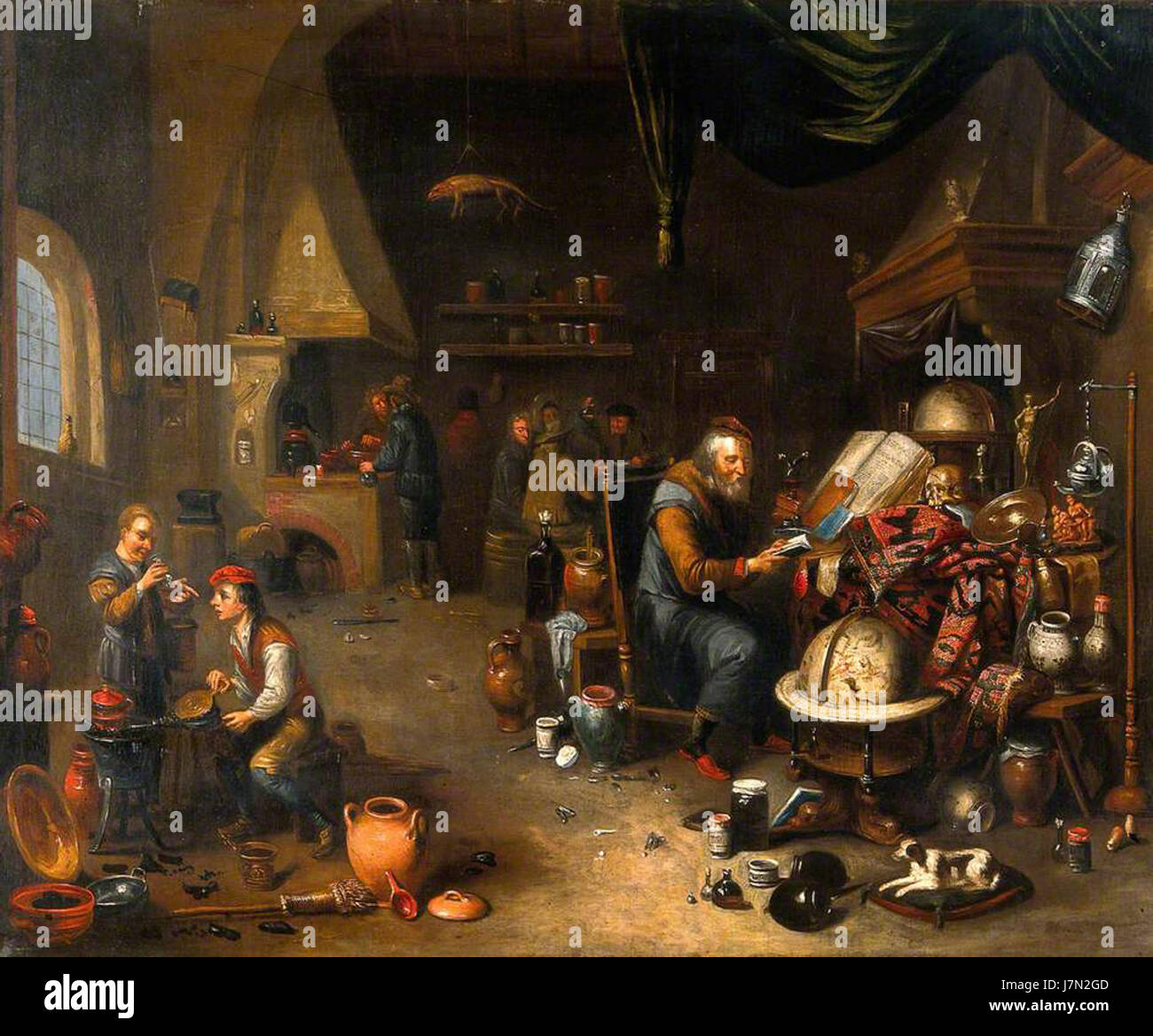 Alchimiste au laboratoire Banque de photographies et d’images à haute ...