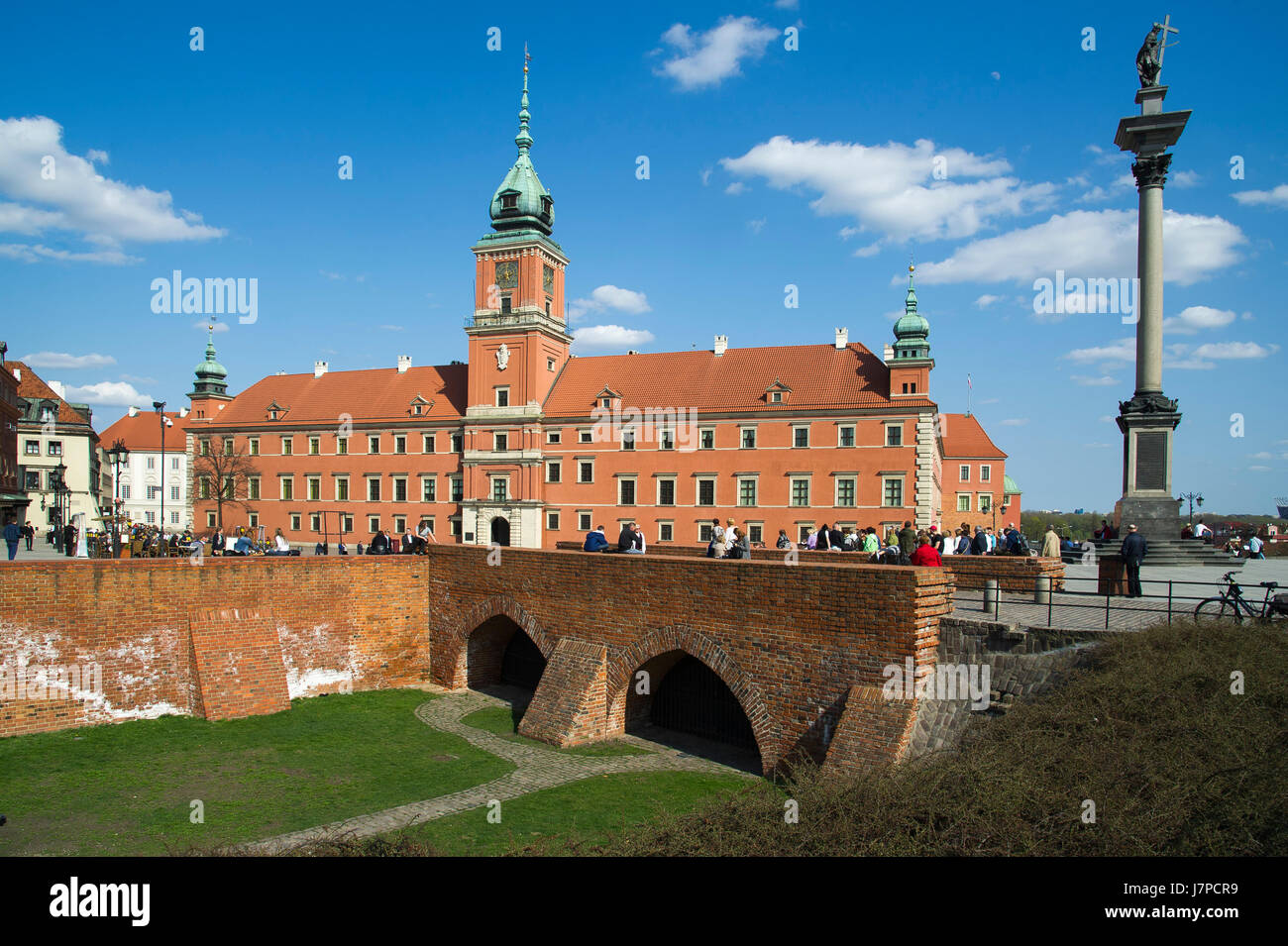 Place du Château (plac Zamkowy), le roi Zygmunt III Waza (Kolumna ...