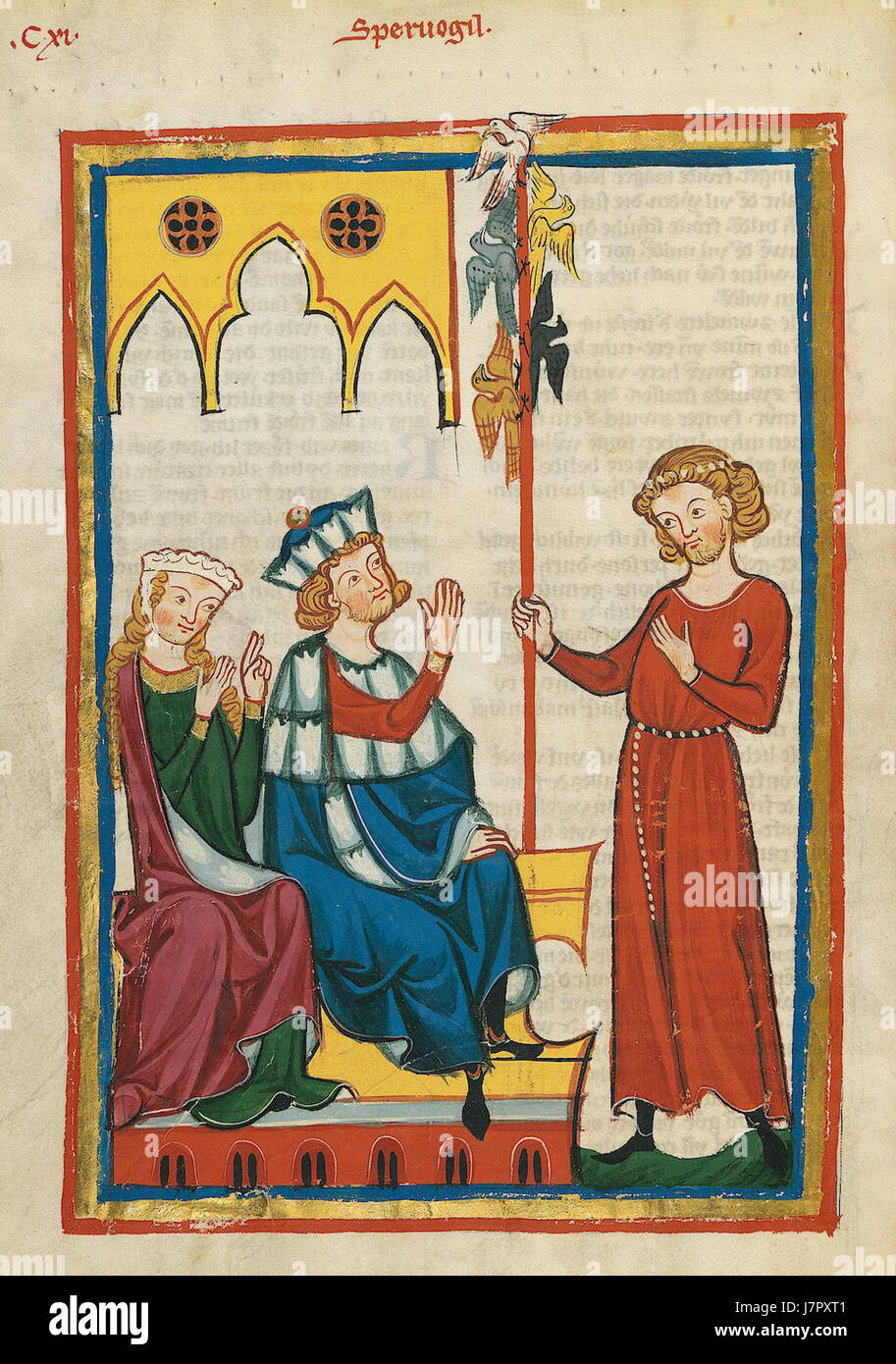 Manesse codex Banque de photographies et d’images à haute résolution ...