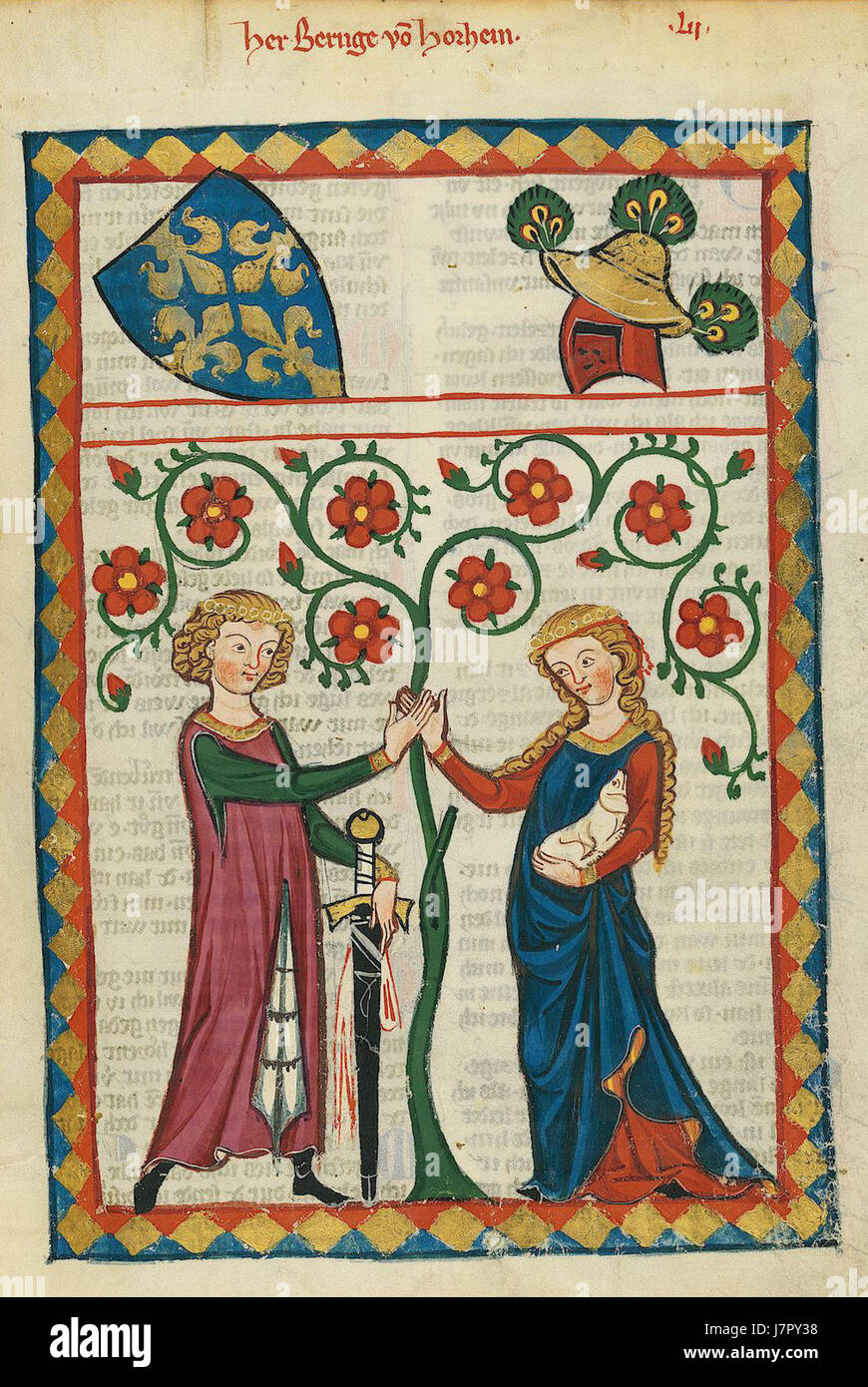 Codex manesse Banque de photographies et d’images à haute résolution ...