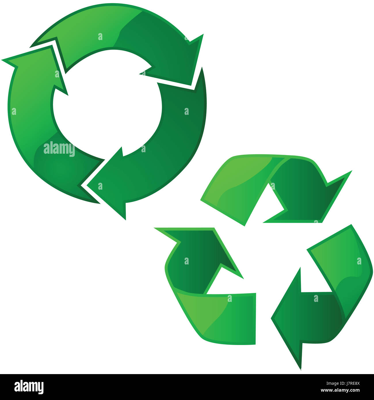 Icône de signe de recyclage pictogramme Pictogramme symbole commercial ...
