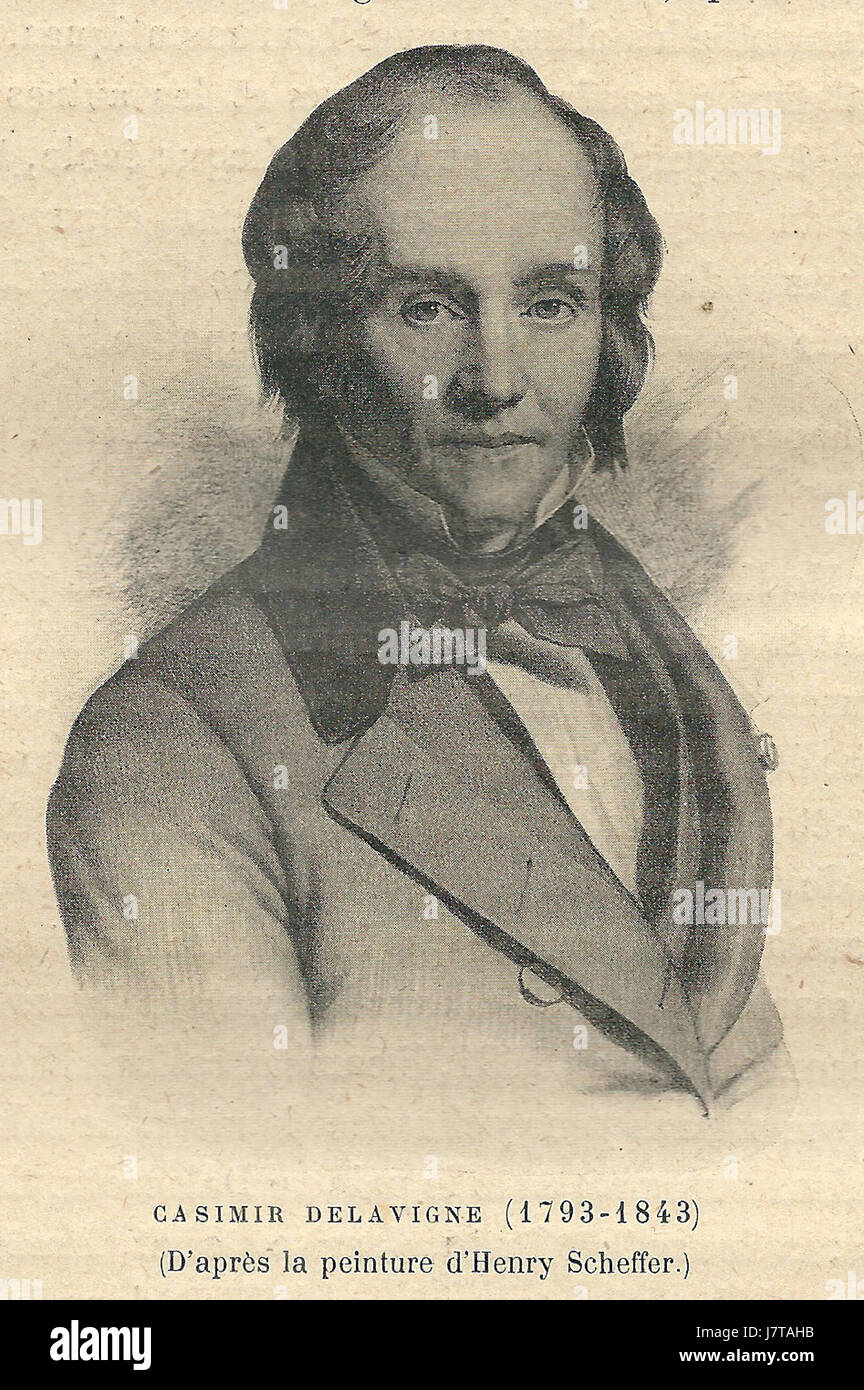 Casimir delavigne Banque de photographies et d’images à haute ...