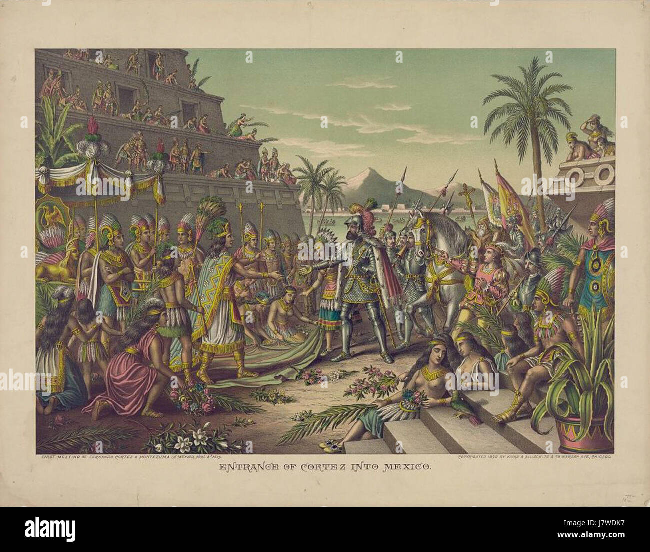 Cortes spanish conquest mexico Banque de photographies et d’images à ...