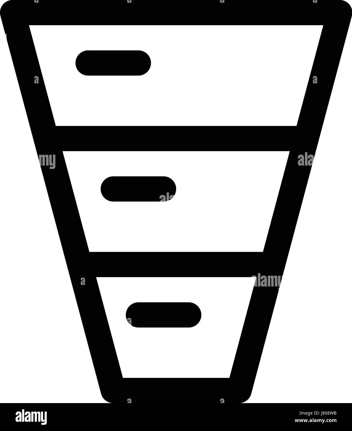 Schéma de l'entonnoir inversé Image Vectorielle Stock - Alamy Schéma de l'entonnoir inversé Image Vectorielle Stock - Alamy