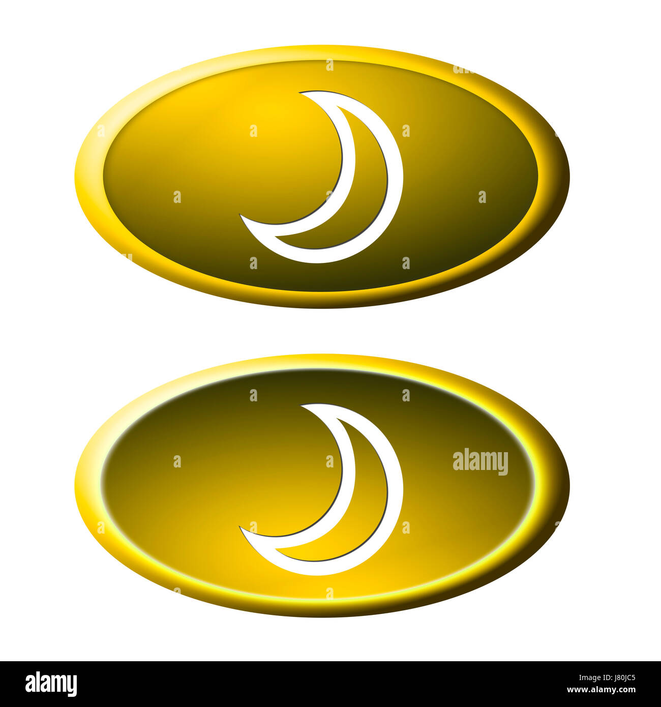Bouton graphique lune pictogramme Pictogramme symbole commercial ...