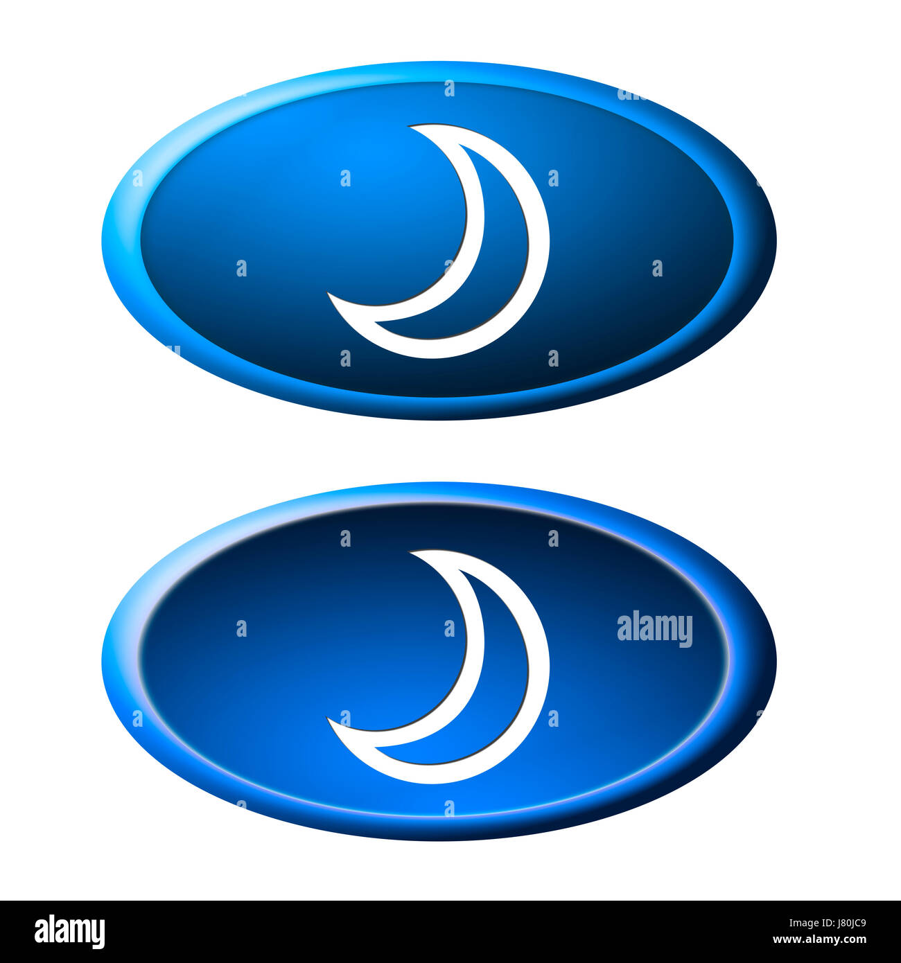 Bouton graphique lune pictogramme Pictogramme symbole commercial ...