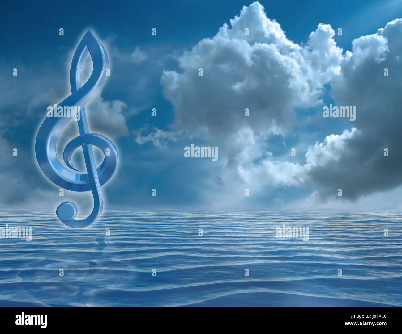 Clef de musique Banque de photographies et d’images à haute résolution ...