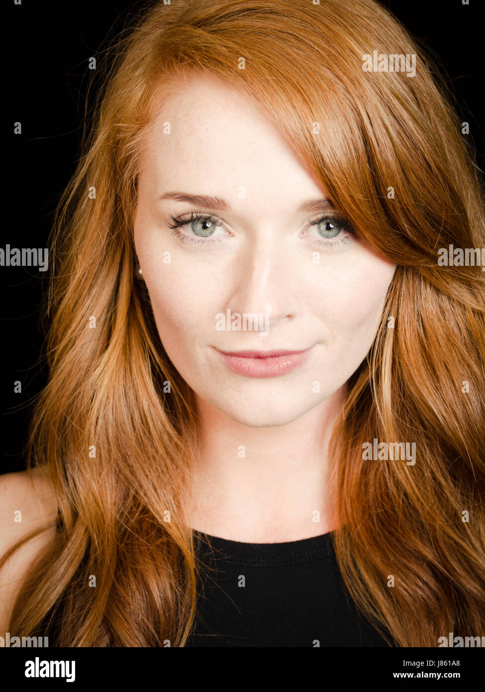 Femme irlandaise rousse Banque de photographies et d’images à haute ...