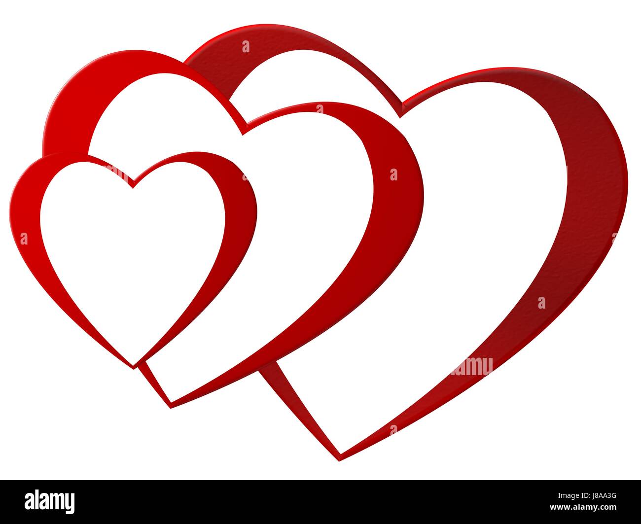 Signe, signal, affection, d'amour, dans l'amour, est tombé en amour, le ...
