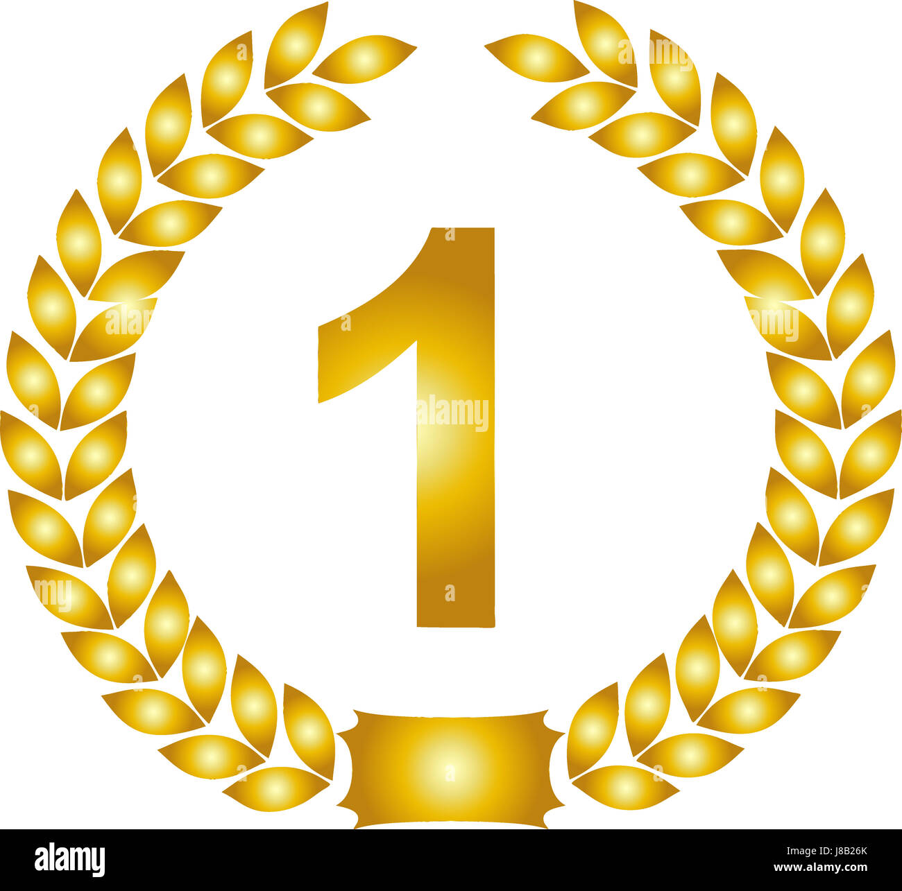 Couronne de laurier d'or Banque de photographies et d’images à haute résolution - Alamy