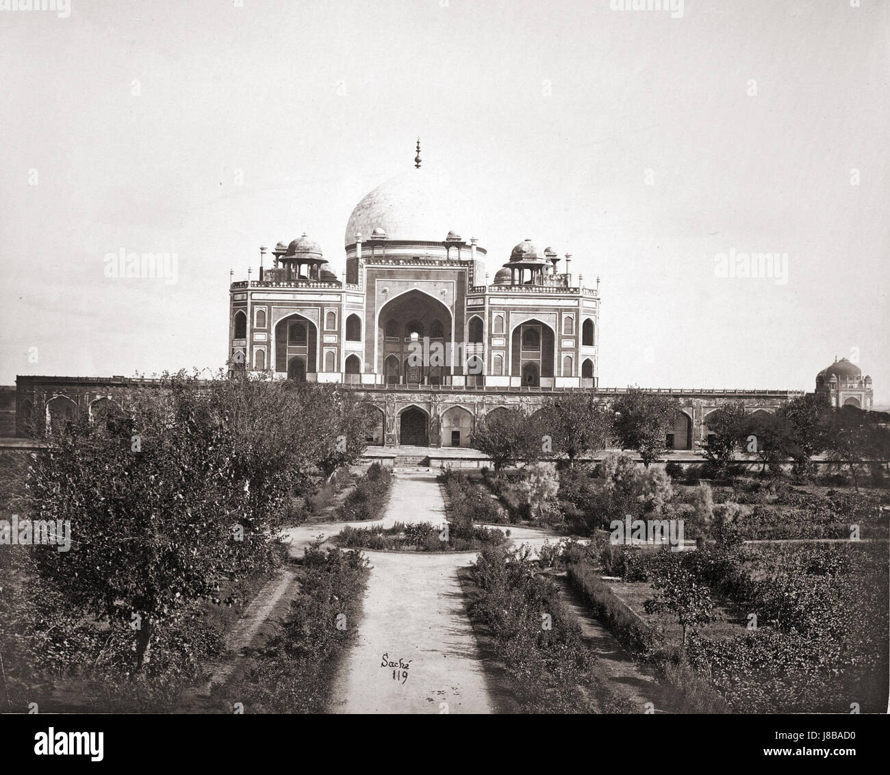 Tombeau humayun de la famille indienne Banque de photographies et d ...