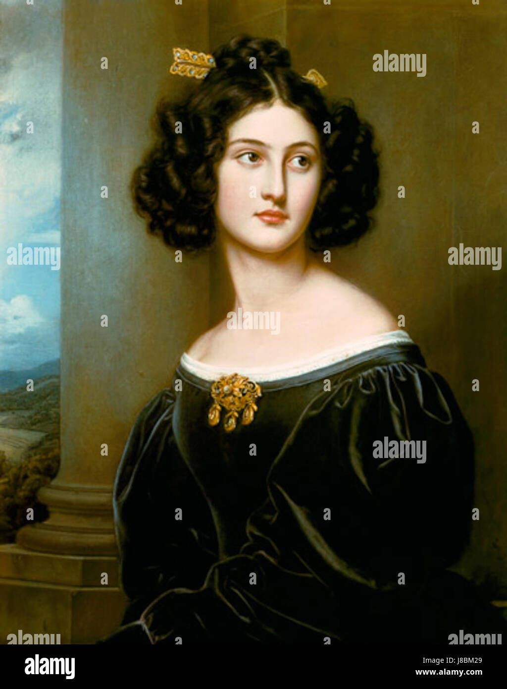 Painting By Joseph Stieler Banque d'image et photos - Alamy