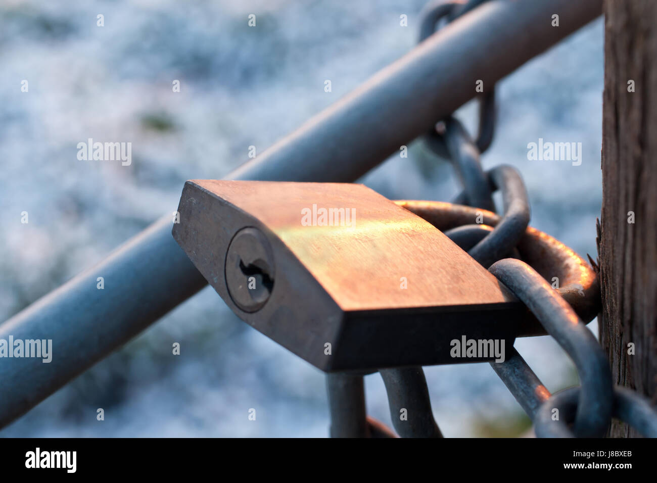 Lock, barrière, protéger, protection, interdiction, distance ...