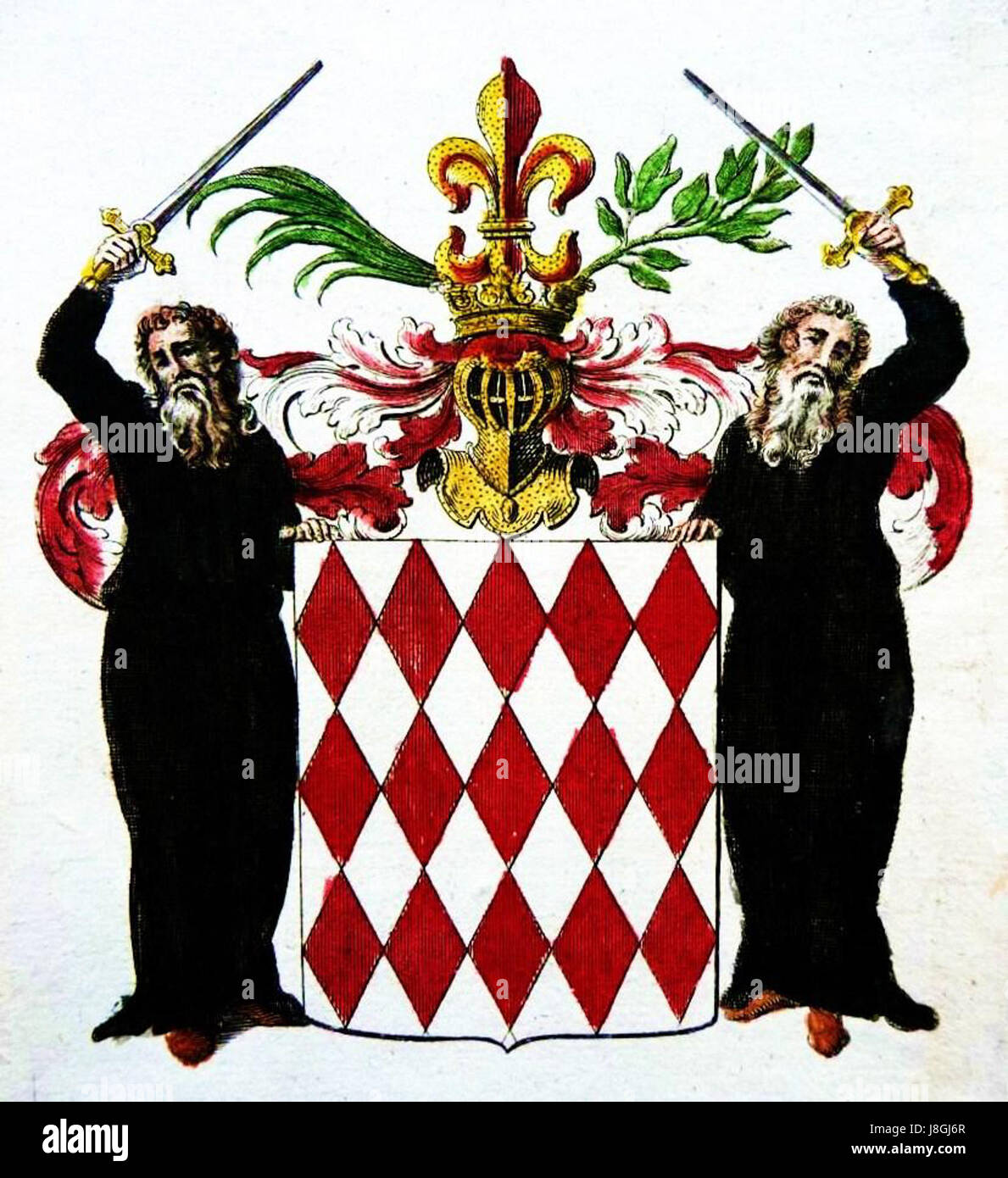 Blason de monaco Banque de photographies et d’images à haute résolution ...