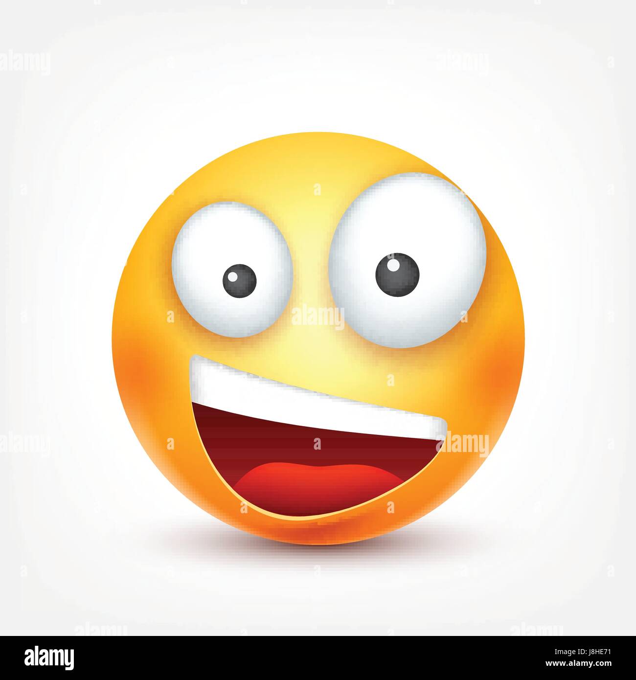 Emoticone joyeux Banque d'images vectorielles - Alamy