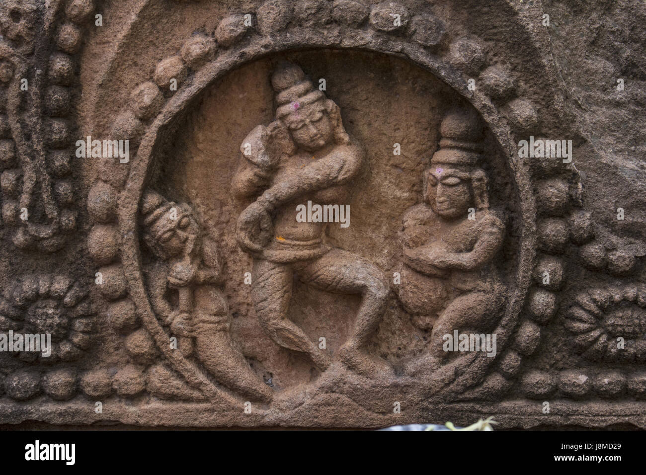 Seigneur Shiva Dance sculpture. Mahakuta Temples, Badami, Karnataka. 6e ...