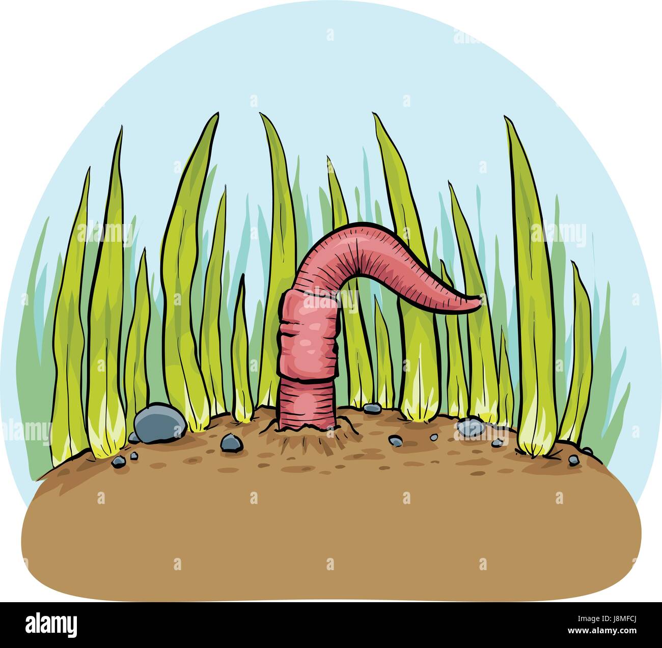 Un dessin de ver de terre sort de terre Image Vectorielle Stock - Alamy Un dessin de ver de terre sort de terre Image Vectorielle Stock - Alamy