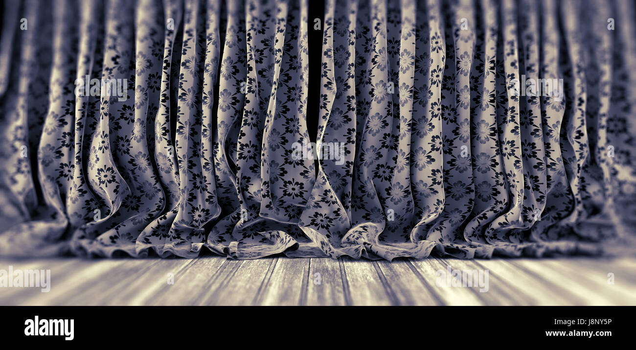Rideaux vintage Banque de photographies et d’images à haute résolution ...