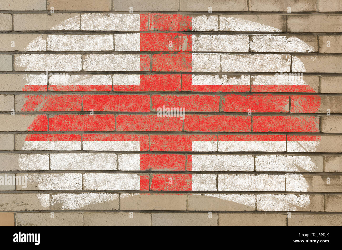 Mur, drapeau, brique, national, pays, nation, peint, pictogramme ...