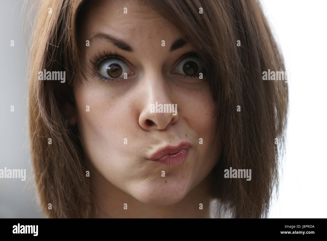 Woman, portrait, humain, être humain, physionomie, grimace, émotion ...