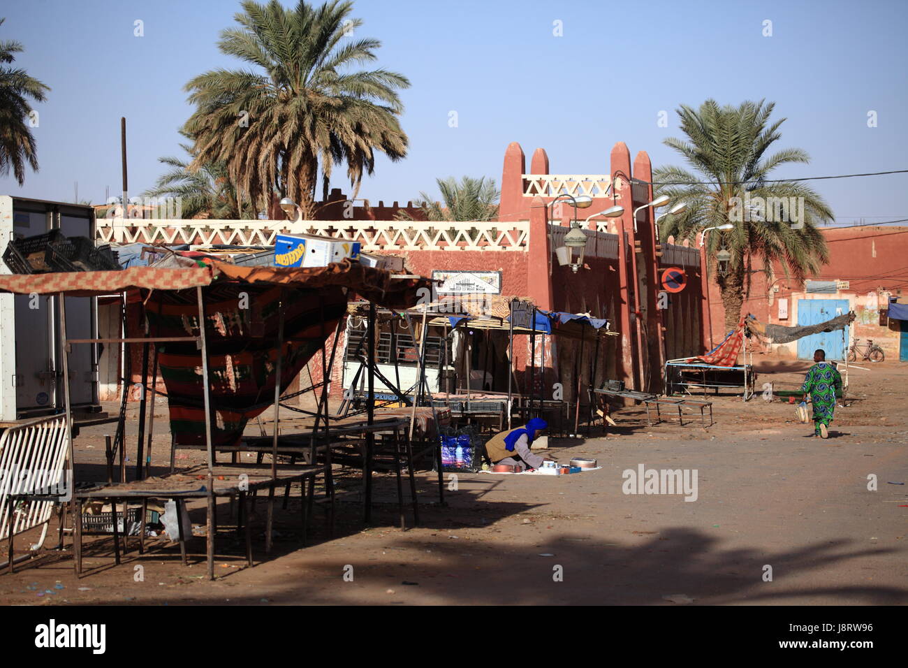 Marché en Algérie timimoun Photo Stock - Alamy